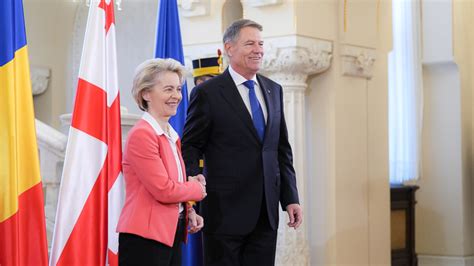 Klaus Iohannis A Primit O La Palatul Cotroceni Pe Ursula Von Der Leyen