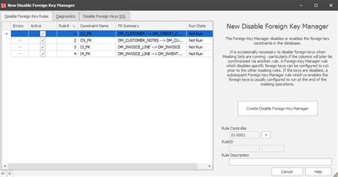 the new foreign key manager rule form data masker 6 product