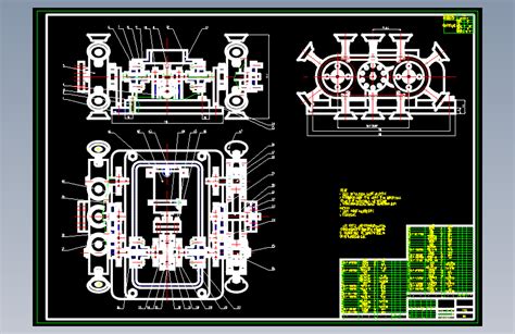 Jx361 履式爬壁机器人cad图【履带式真空吸附 壁面清洗清洁图纸】autocad 2007模型图纸下载 懒石网