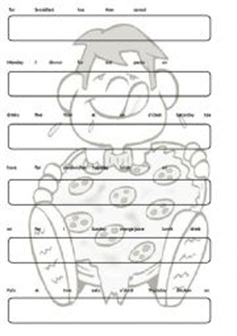 Jumbled Sentences Worksheets