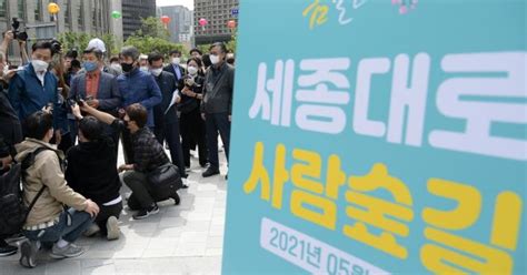 세종대로 사람숲길 개장
