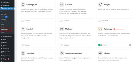 Automizy Integration With Fluent Forms Fluent Forms