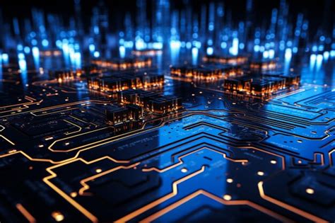 Premium Ai Image Central Computer Processors Cpu Concept Motherboard Digital Chip Technology