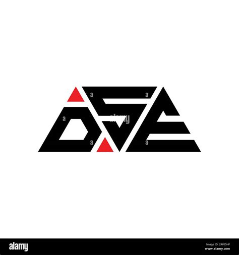 Dse Triangle Letter Logo Design With Triangle Shape Dse Triangle Logo Design Monogram Dse