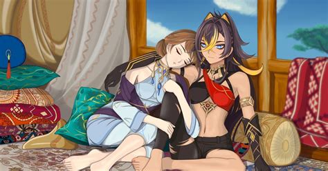 原神 ディシアとお嬢様 灰皿ナベのイラスト Pixiv