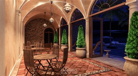 Night scene rendering on 3Ds max مستقل