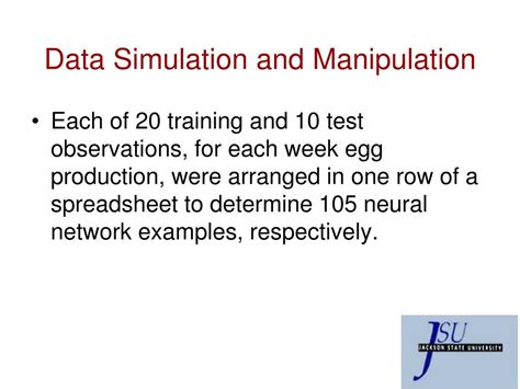 PPT Modeling Biological Variables Using Neural Networks PowerPoint