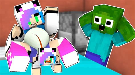 Monster School Zombie Girl Sad Life Minecraft Animation Animation
