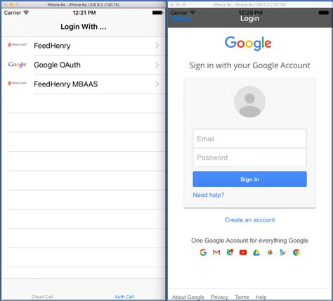 Github Feedhenry Templatesoauth Ios Swift Native Ios Swift Oauth2