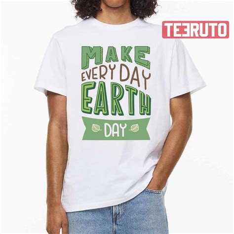 Make Everyday Earth Day Everyday Rainbow Earth Day Vintage Unisex T