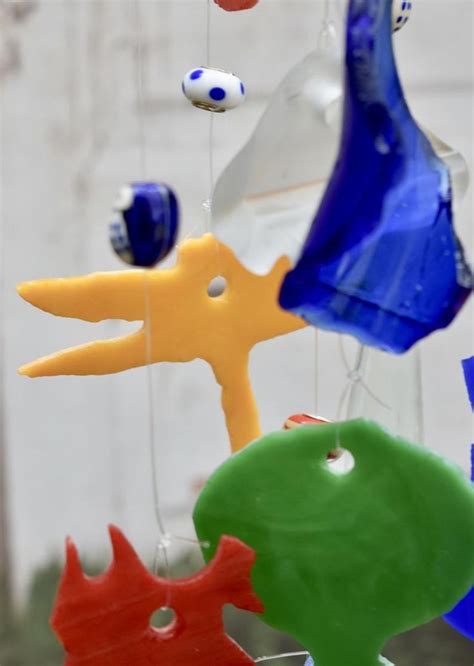 Colorful Stained Glass Wind Chime