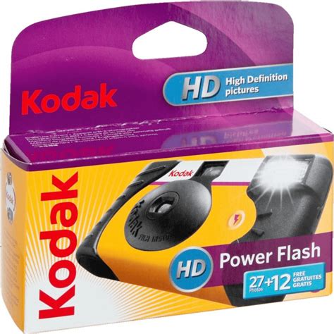 Appareil Photo Jetable Kodak Power Flash 27 12 ISO 800 Foto Erhardt
