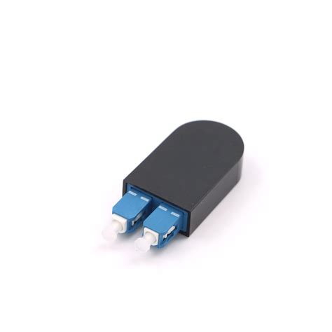 Sc Optical Fiber Loopback With Blue Housing Optical Fiber Cable