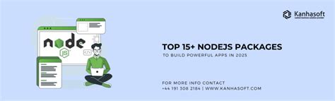 Top 15 Nodejs Packages To Build Powerful Apps In 2025