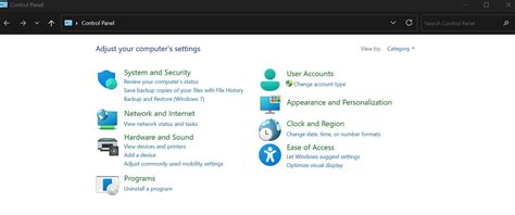 How to Open Control Panel in Windows 11