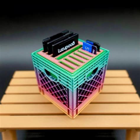 3d Printed Sd Card Holder Etsy