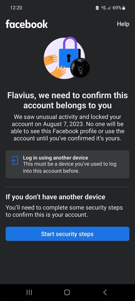 My Account Deactivated Twice Today Rfacebook