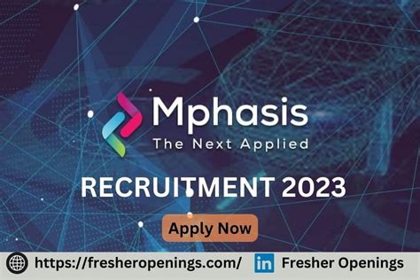 mphasis jobs for freshers 2023 2024 off campus recruitment apply now