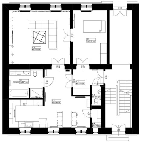 Projekt Mieszkania W Kamienicy Architekt Artur Grzelec