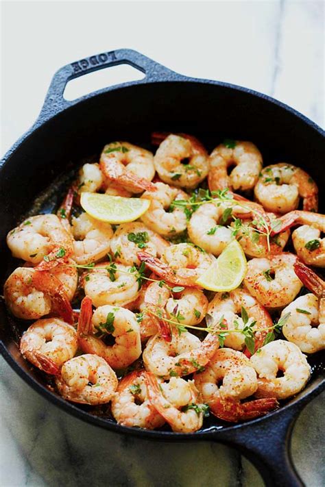 Lemon Herb Butter Shrimp Rasa Malaysia
