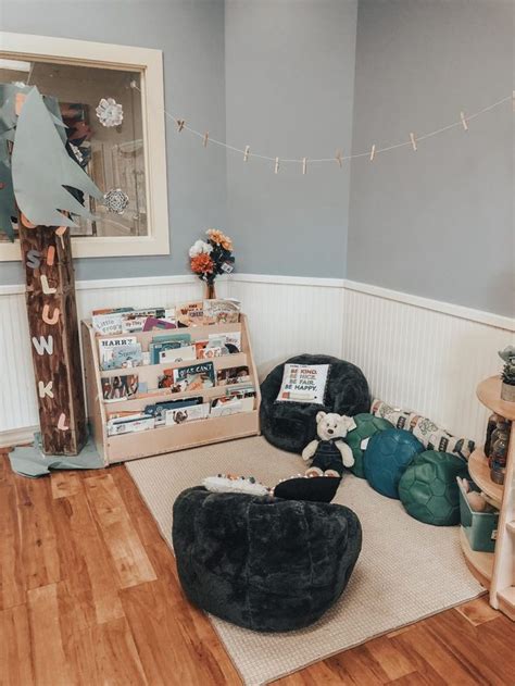 Neutral Color Classroom Preschool Classroom Decor Reading Corner