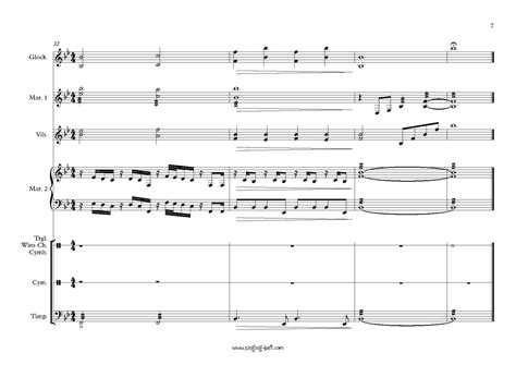 Jurassic Park Percussion Arrangement And Sheet Music
