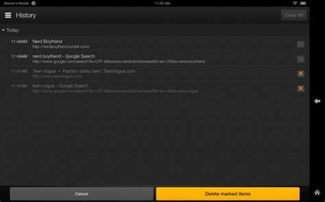 How To Delete Search History From The Kindle Fire HDX Laptop Mag