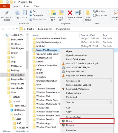 Fix Nexus Mod Manager A Problem Occurred During Install Techcult