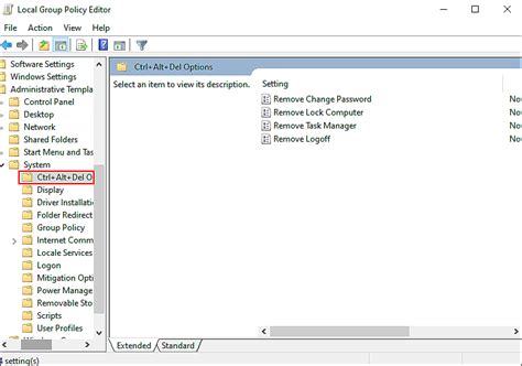 How To Remove Ctrl Alt Del Screen Options In Windows Saint