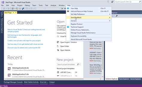 core tag helper intellisense issue stack overflow
