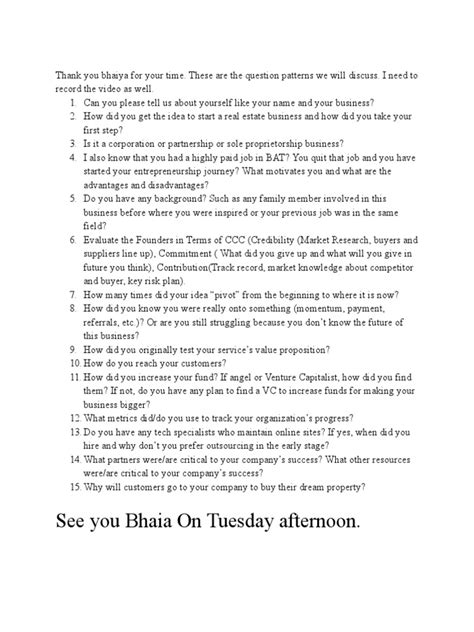 Question Inteview Pdf