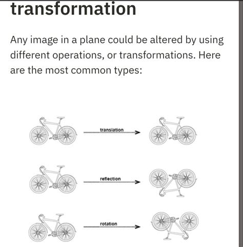 Solved Identify The Three Types Of Transformations Course Hero