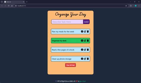 Ujjawal Gupta On Linkedin Html Css Javascript React Tailwindcss Localstorage Todoapp