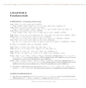 Solution Manual For Numerical Analysis Nd Edition By Sauer