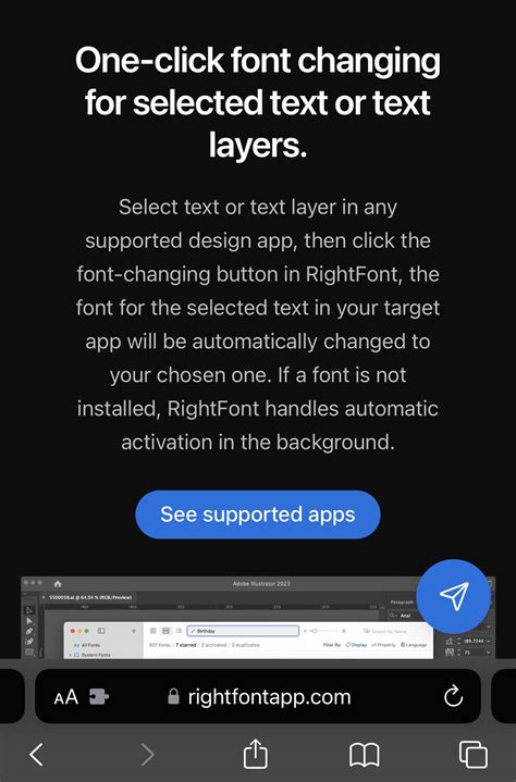 Alternative Font Manager Rmacapps