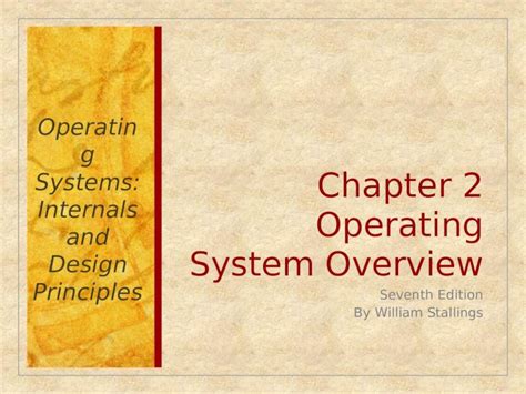 Pptx Chapter 2 Operating System Overview Dokumentips