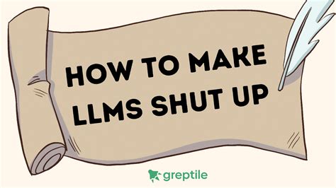 How To Make Llms Shut Up