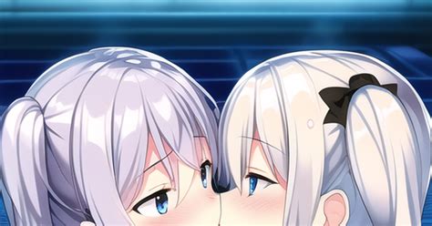 艦隊これくしょん 鹿島百合キス2 蘭＠リクエストはメッセージでのイラスト Pixiv