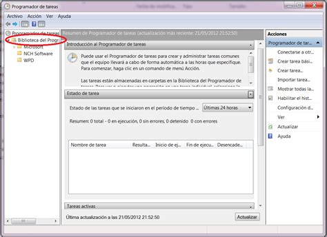 Programador De Tareas En Windows Ciclos Formativos Del IES Valle Del Jerte Plasencia