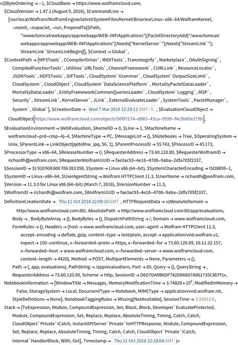 Sessioninformation Wolfram Function Repository