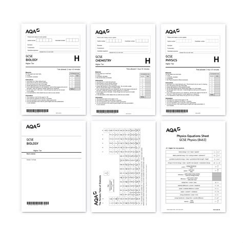 Aqa Separate Science Higher November 2020 Exam Bundle Century