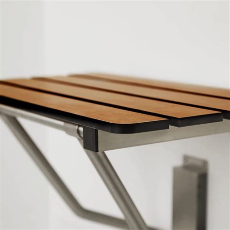 Seachrome Teak Shower Bench Seat Wayfair