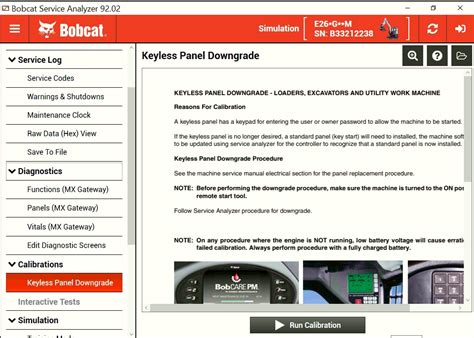 Bobcat Diagnostic Tool Service Analyzer 92 02 02 2024 How To Install Guide Instruction