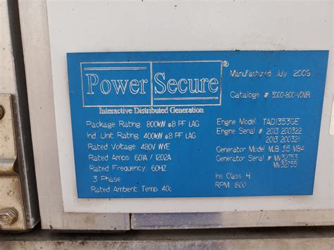 Powersecure 800kw 4 React Power Solutions