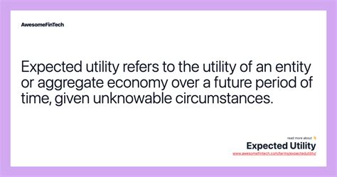 Expected Utility Awesomefintech Blog