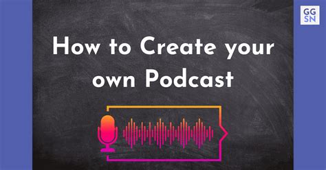 How To Create Your Own Podcast The Commons