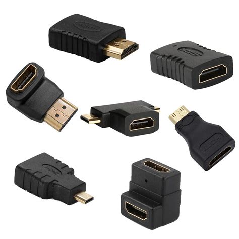 Amazon Com AONTOKY Hdmi Adapters Kit Adapters Mini Hdmi To Micro Hdmi Male To Female