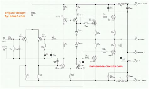 Power Amplifier Circuit Using Mosfet