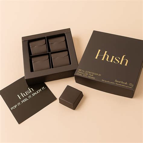 Jual Hush Chocolate 6 Box Dark Chocolate For Couple 32 Gram 6 Box Paket