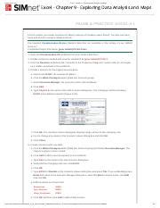 Excel Chapter 9 Exploring Data Analysis Iiand Maps Pdf 6 2 22 10 37 AM Excel Chapter 9